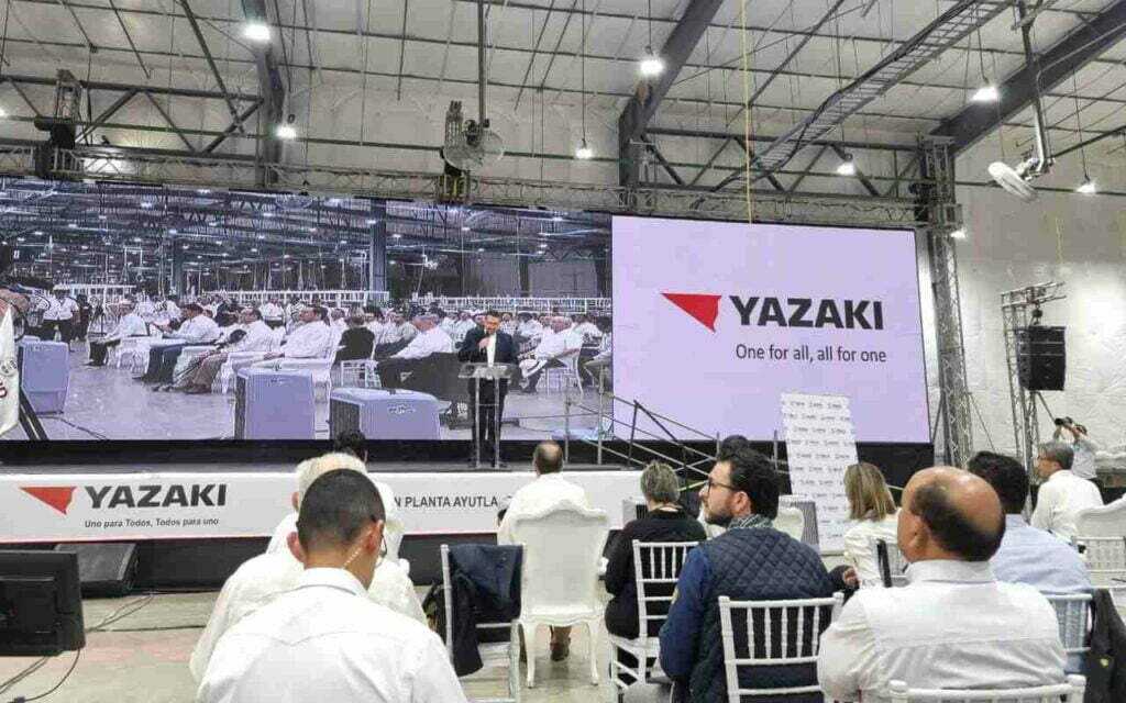 Componentes automotrices Yazaki 1era planta en Guatemala
